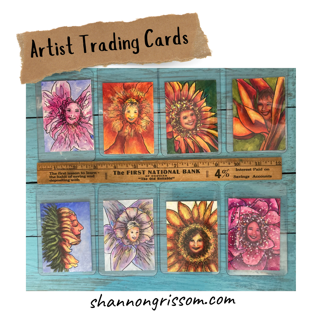 Flower Fairies Artist Trading Cards | Shannon Grissom